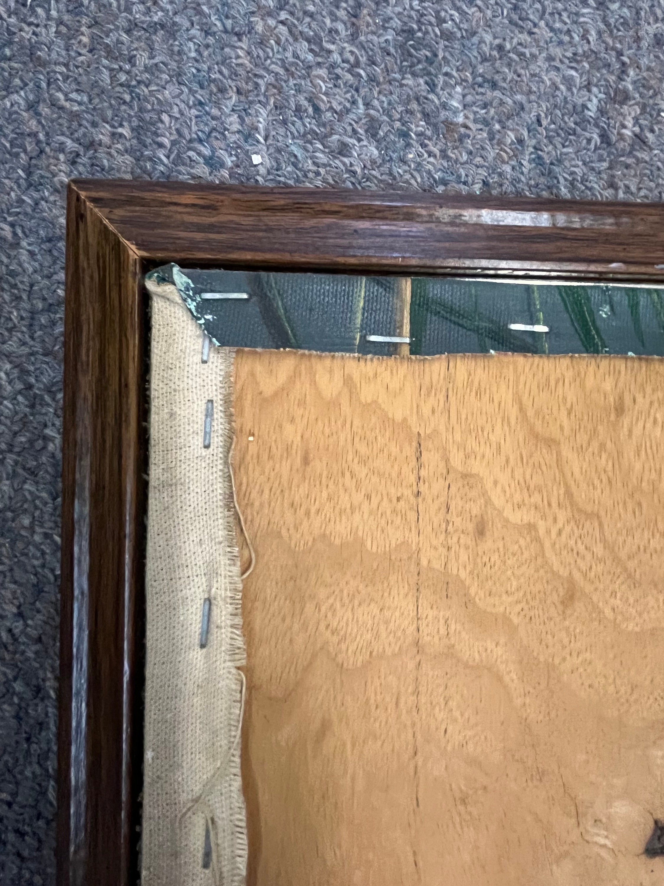 Vintage Handpainted scruffy Terrier Dog Painting. Signed. Framed. - Etsy