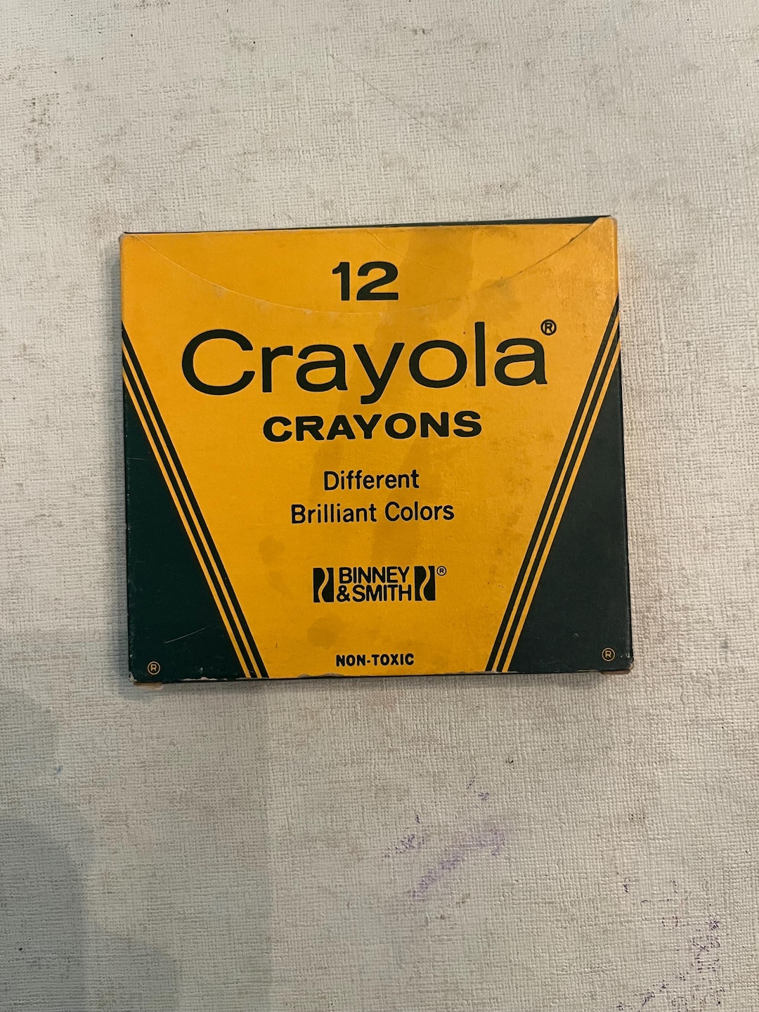 Vintage Binney and Smith Crayola Crayons 12 Pack. Made in U.S.A. New ...