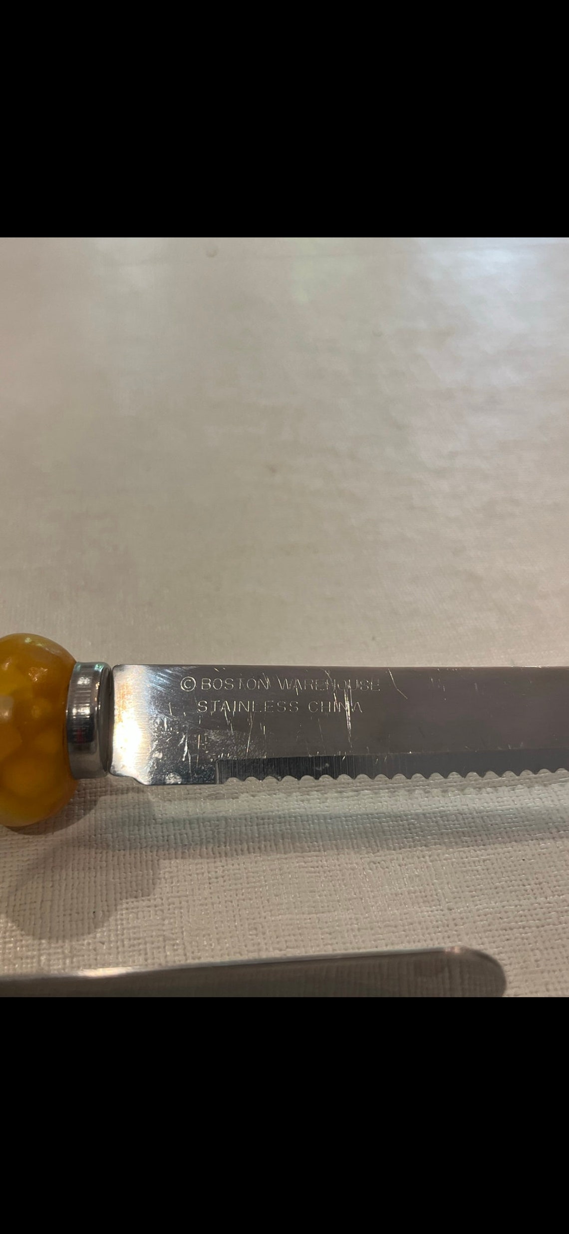 Vintage corn Vomit Jelly Handled Cheese Serving Knife Set. MCM Style ...