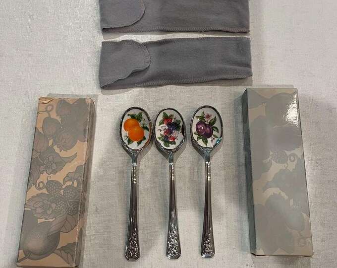 Vintage Avon Nature’s Best Fruit Collectors Spoon Set. Bundle of 3. - Etsy