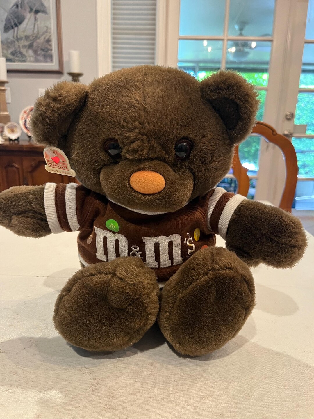 Vintage 1987 M&m's Chocolate Brown Teddy Bear Plush. GUC! - Etsy