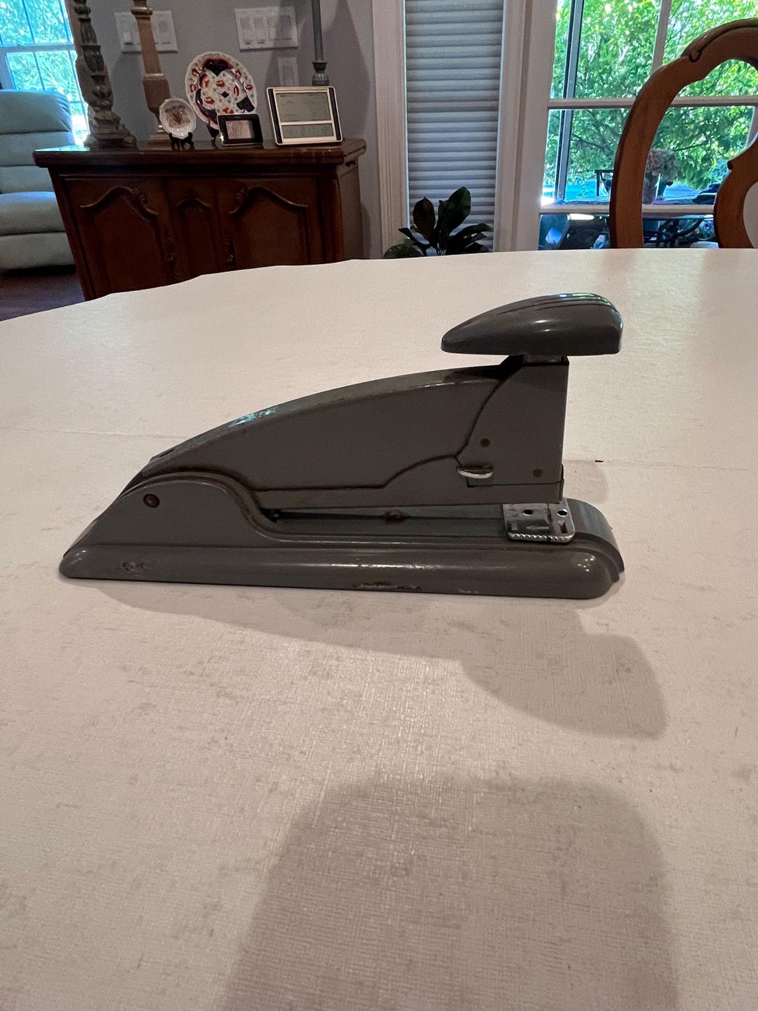 Vintage Dark Grey Tabletop Industrial Style Metal Stapler. GUC! - Etsy