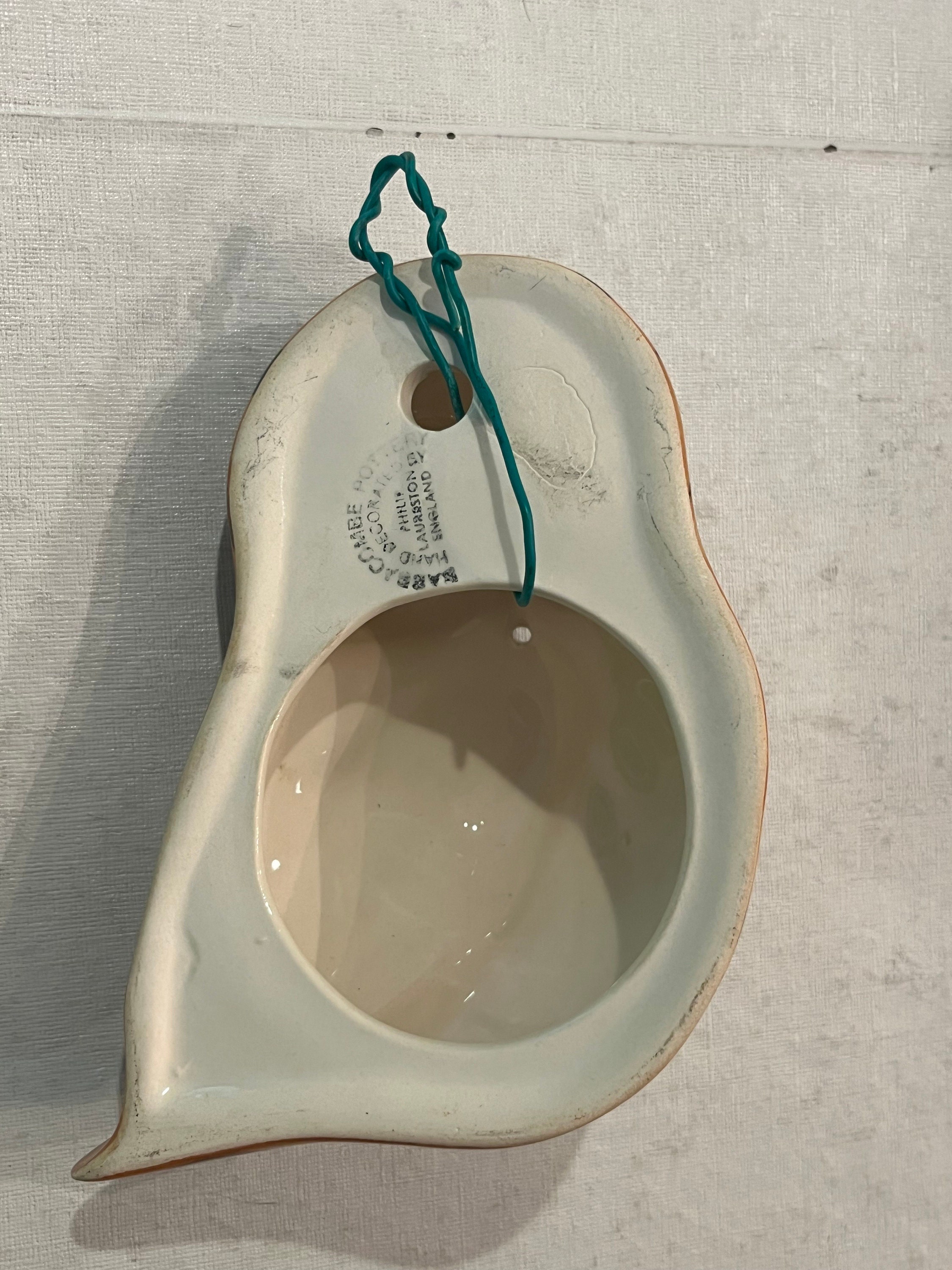 Vintage Babbacombe Ceramic String Holder Owl. Hand Painted. Wall ...