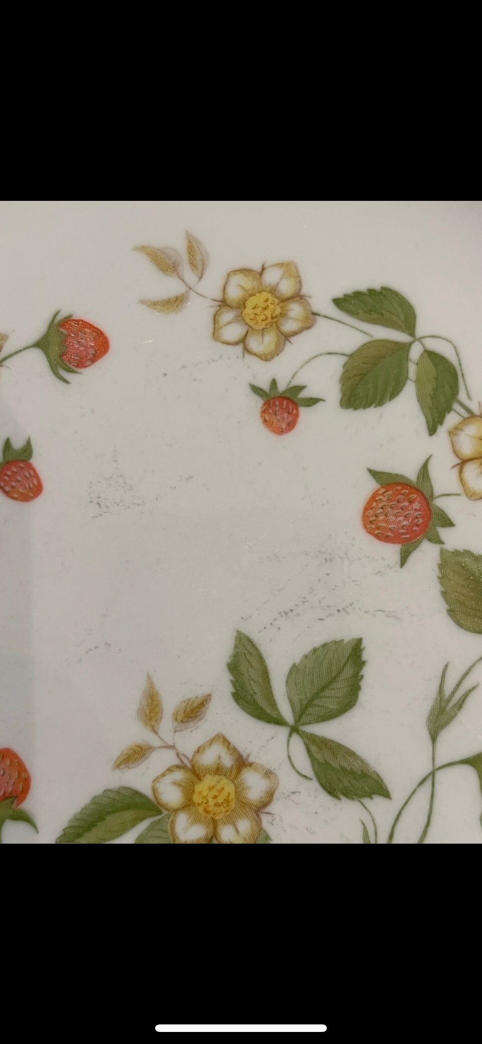 Vintage Corelle Strawberry Blossom Plant Plate Set. Set of 6. so Sweet - Etsy