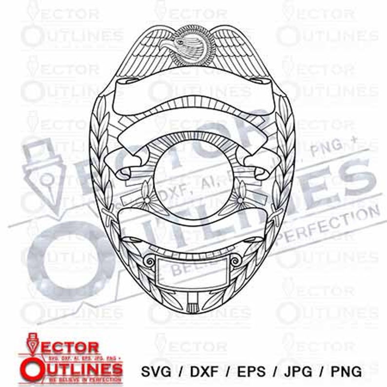 Editable Police Badge Template
