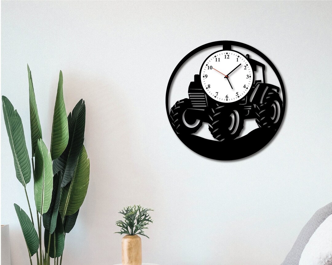 Tractor Wall Clock Digital File Laser Cut File PDF AI - Etsy