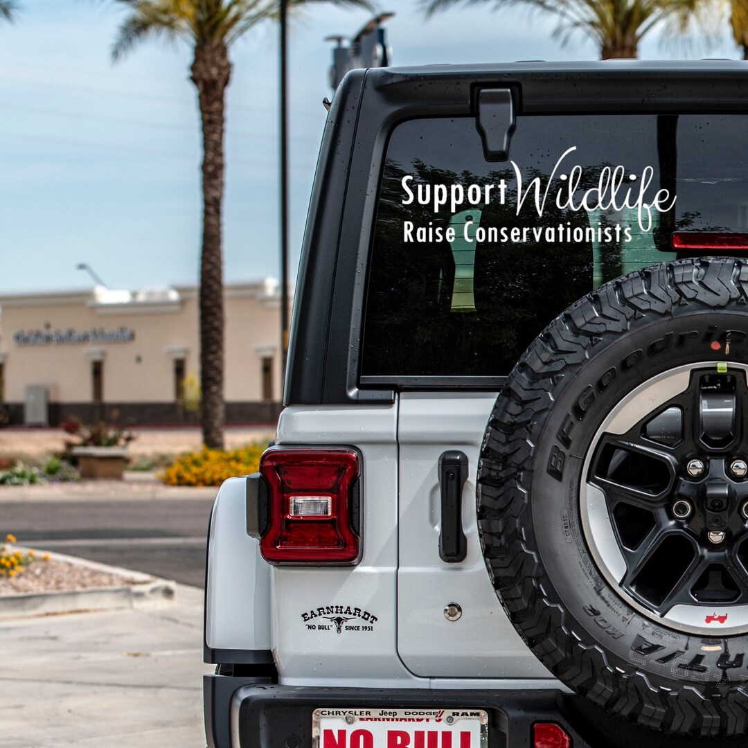 Wildlife Conservationists // Reptile Car Window Decals - Etsy