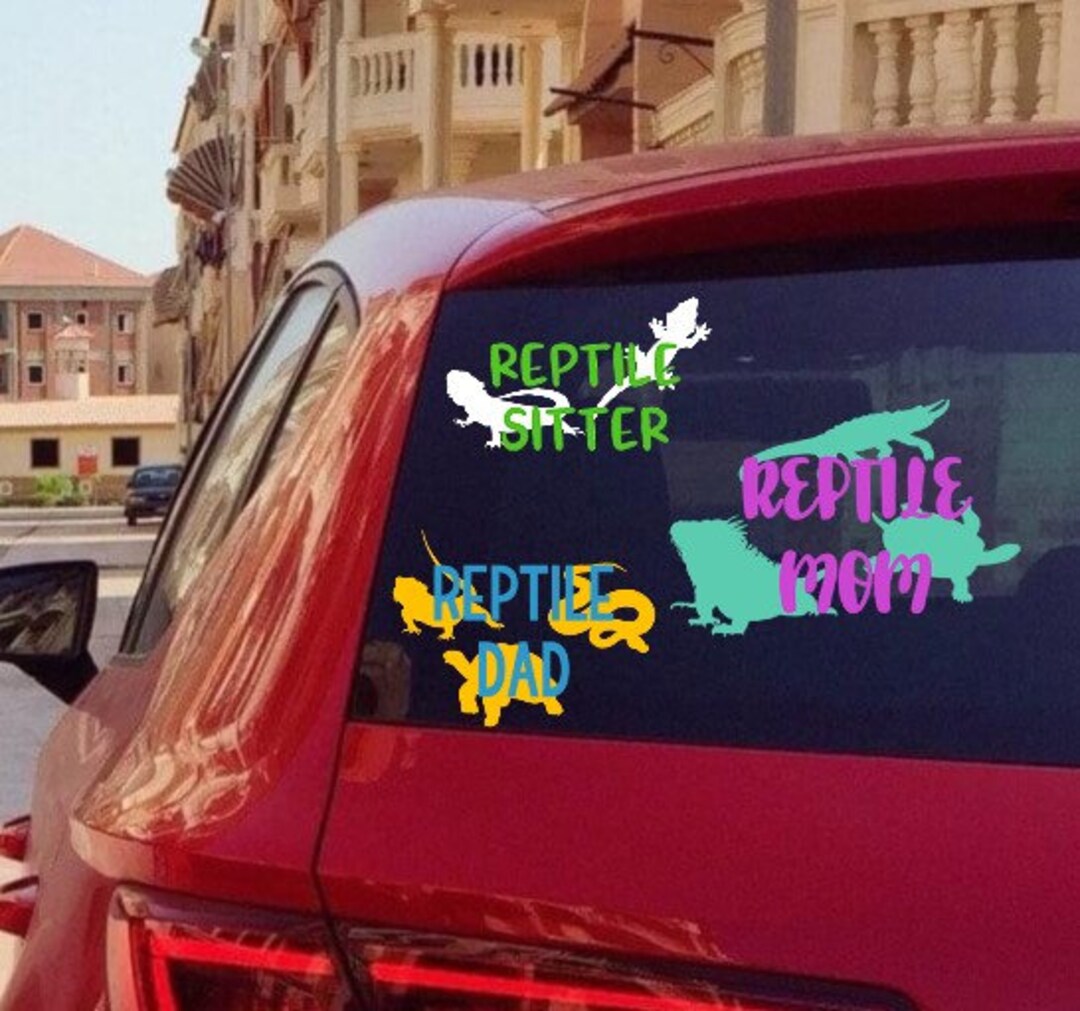 Custom Reptile Keeper Decal // Reptile Car Window Decals - Etsy