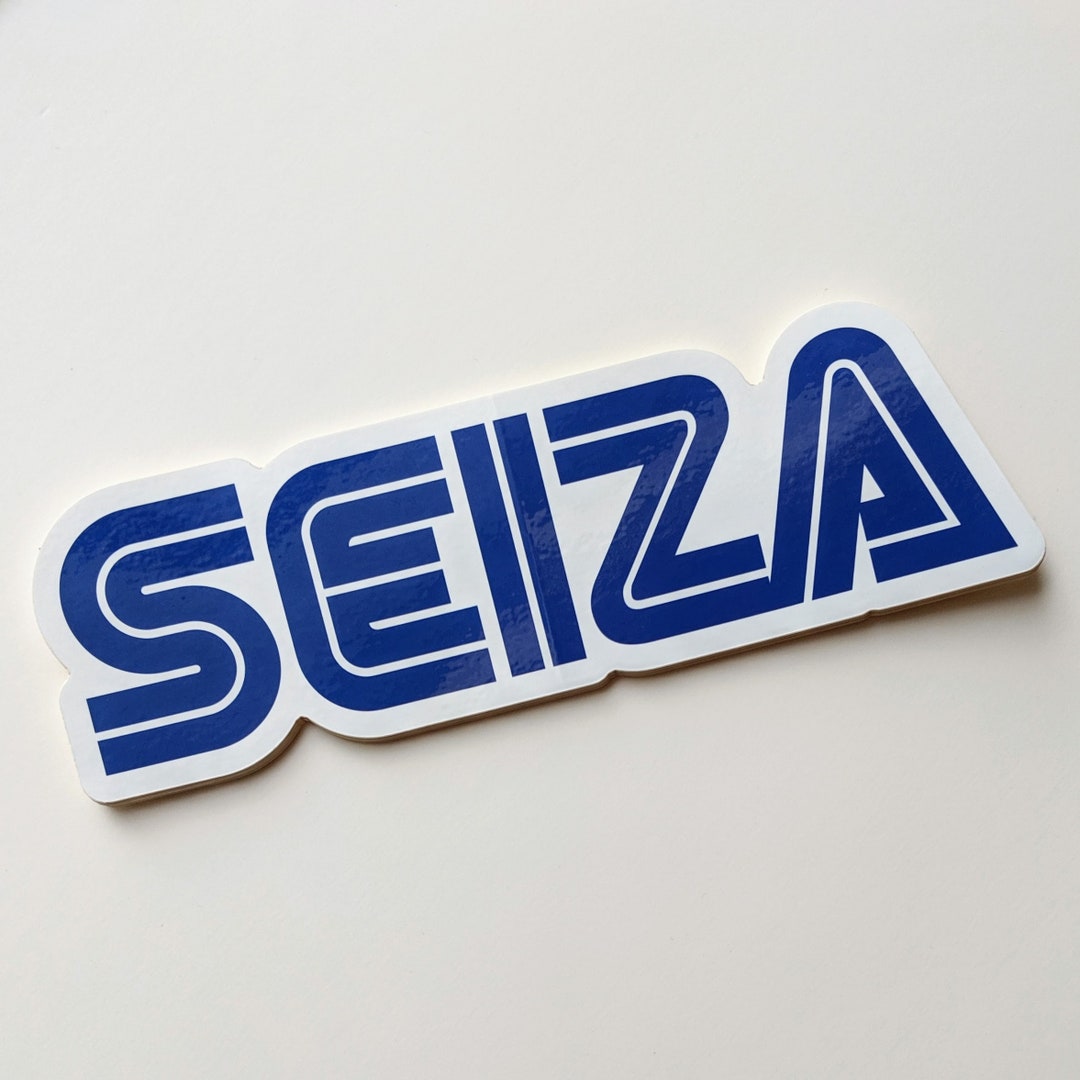 SEIZA Logo Sticker - Large, Glossy, UV Laminate, Outdoor Durable - Etsy