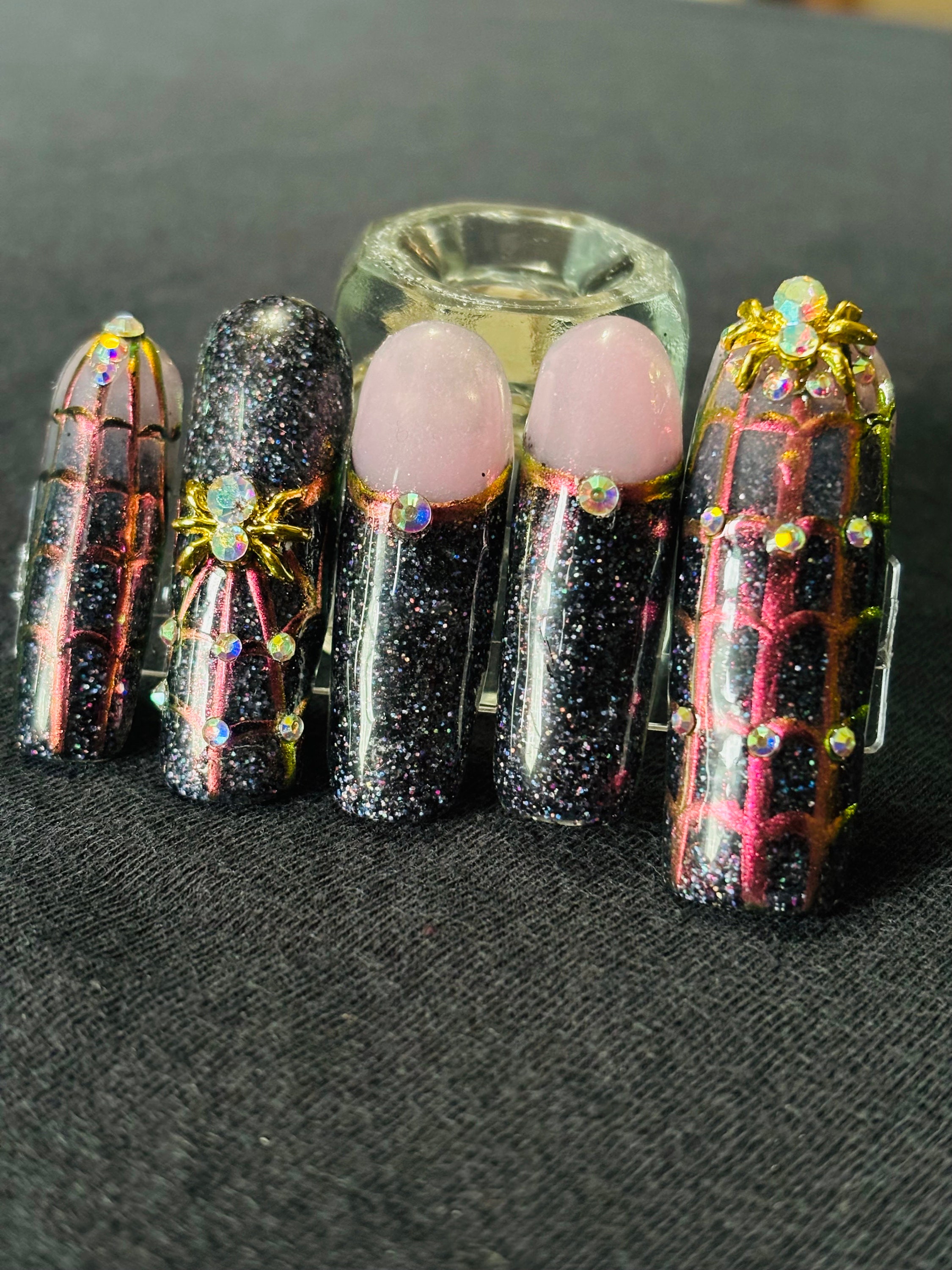 Spider Nails - Etsy