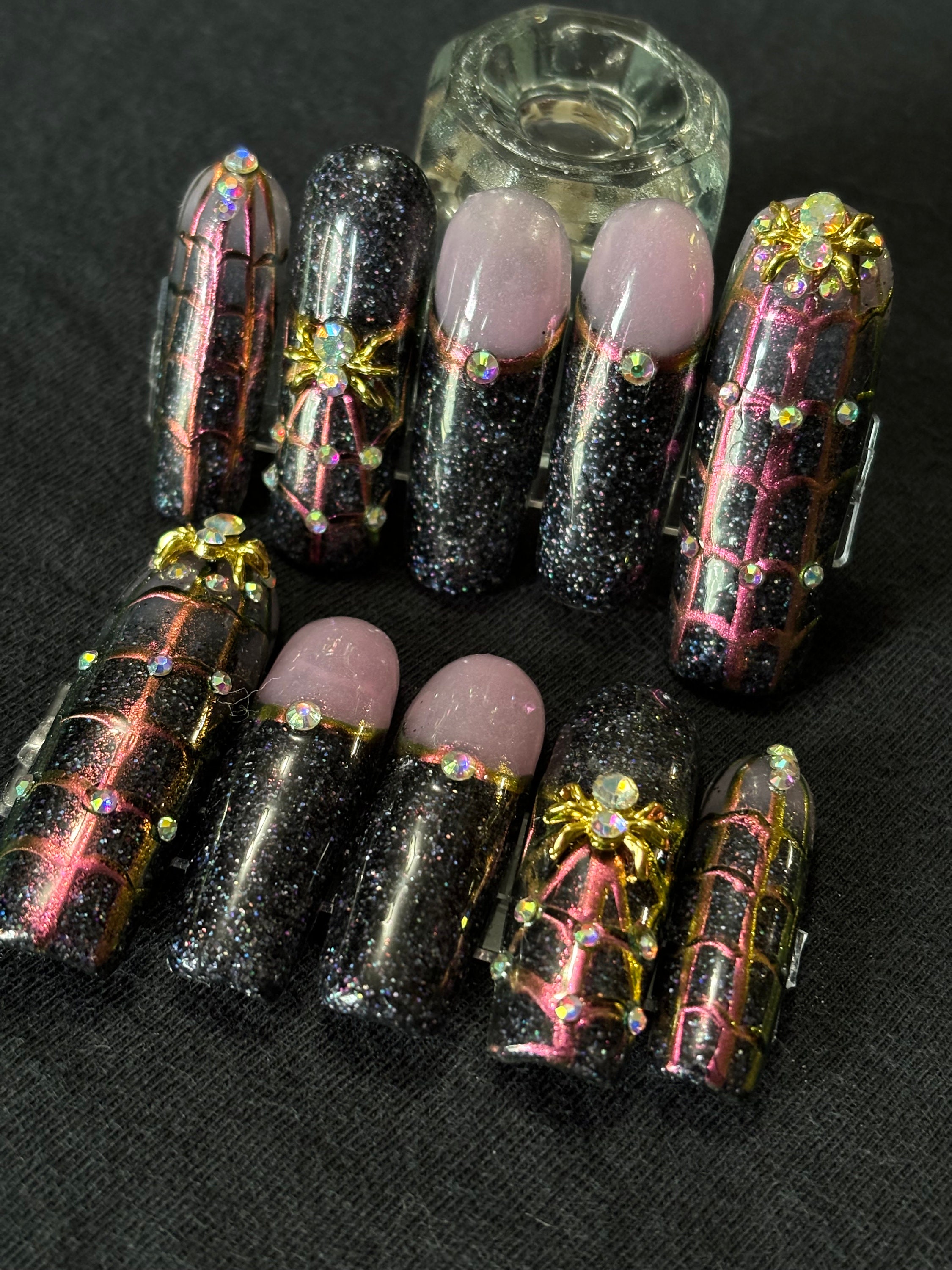 Spider Nails - Etsy