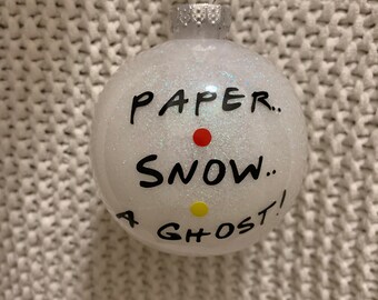 Paper Snow a Ghost | Etsy