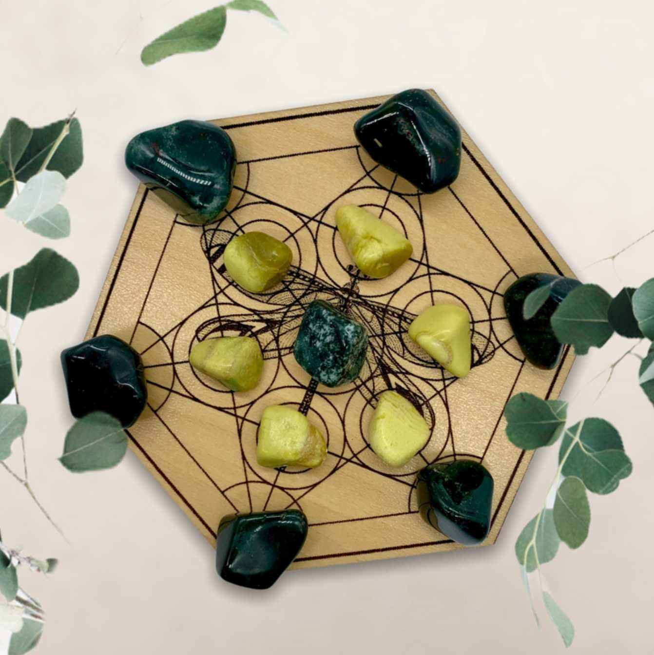 Crystal Grid for Elemental/fairy Connection - Etsy