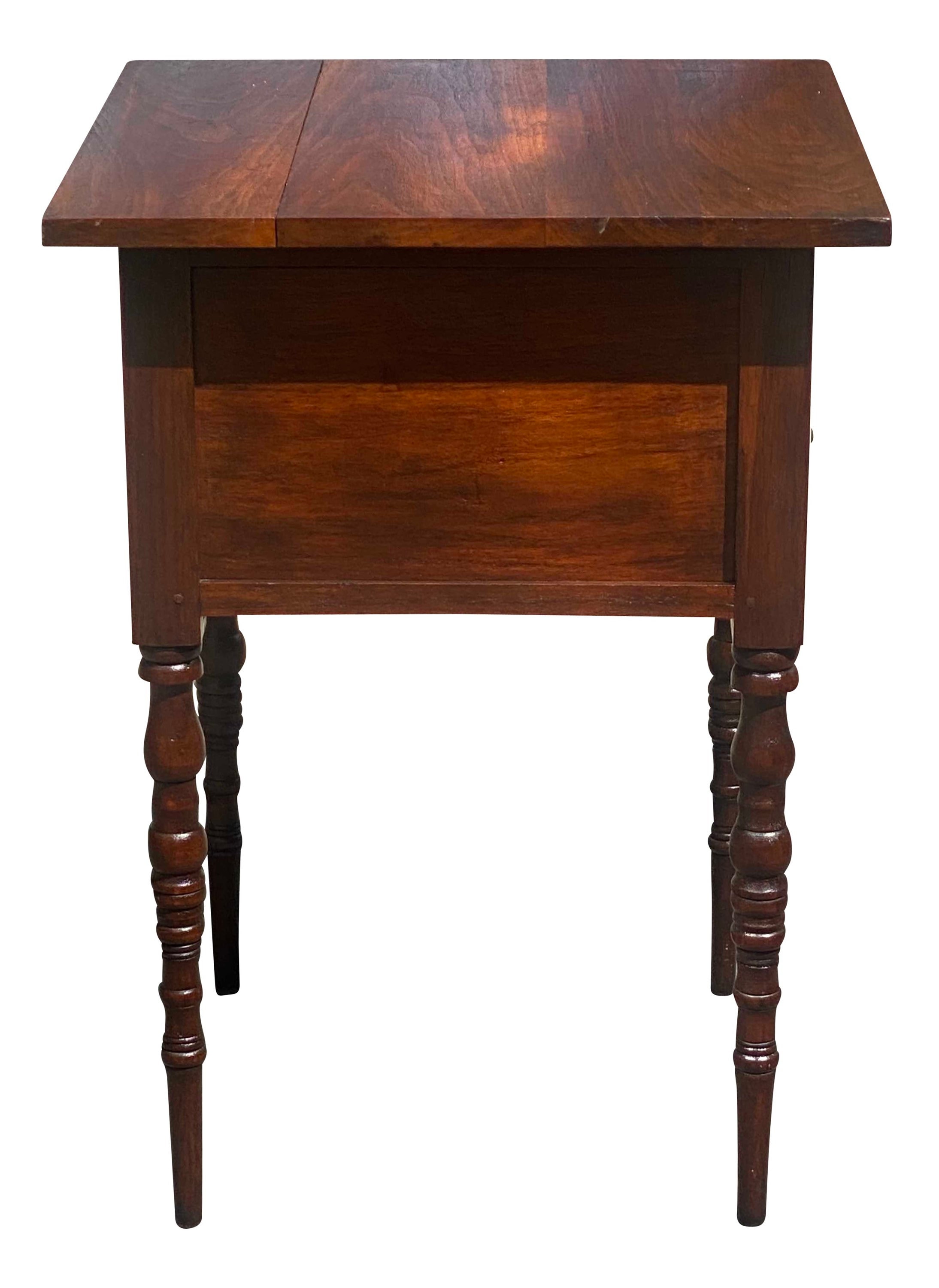 19th Century Antique Federal Period Virginia Walnut 2 Drawer - Etsy