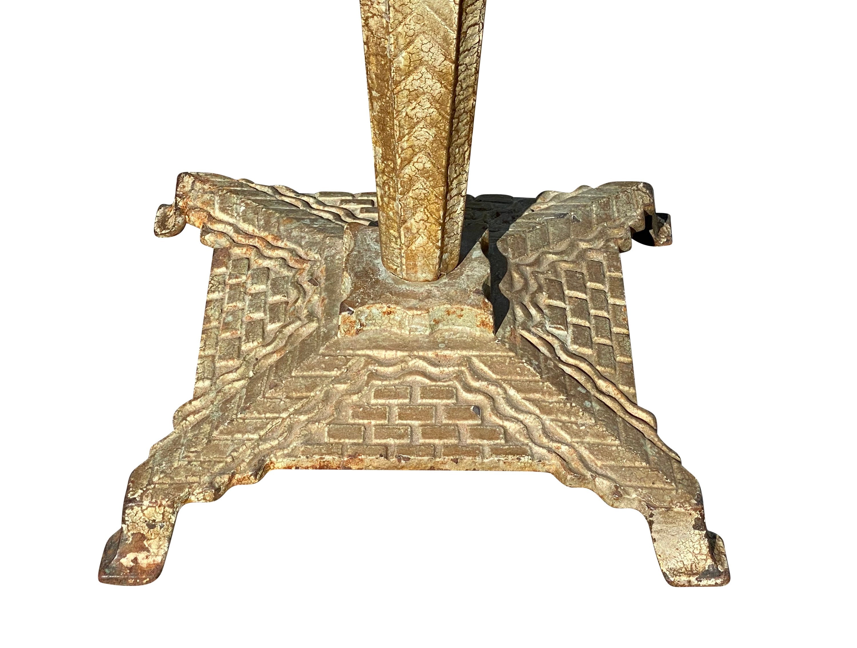 Antique Art Deco Metal Fish Bowl Stand - Etsy