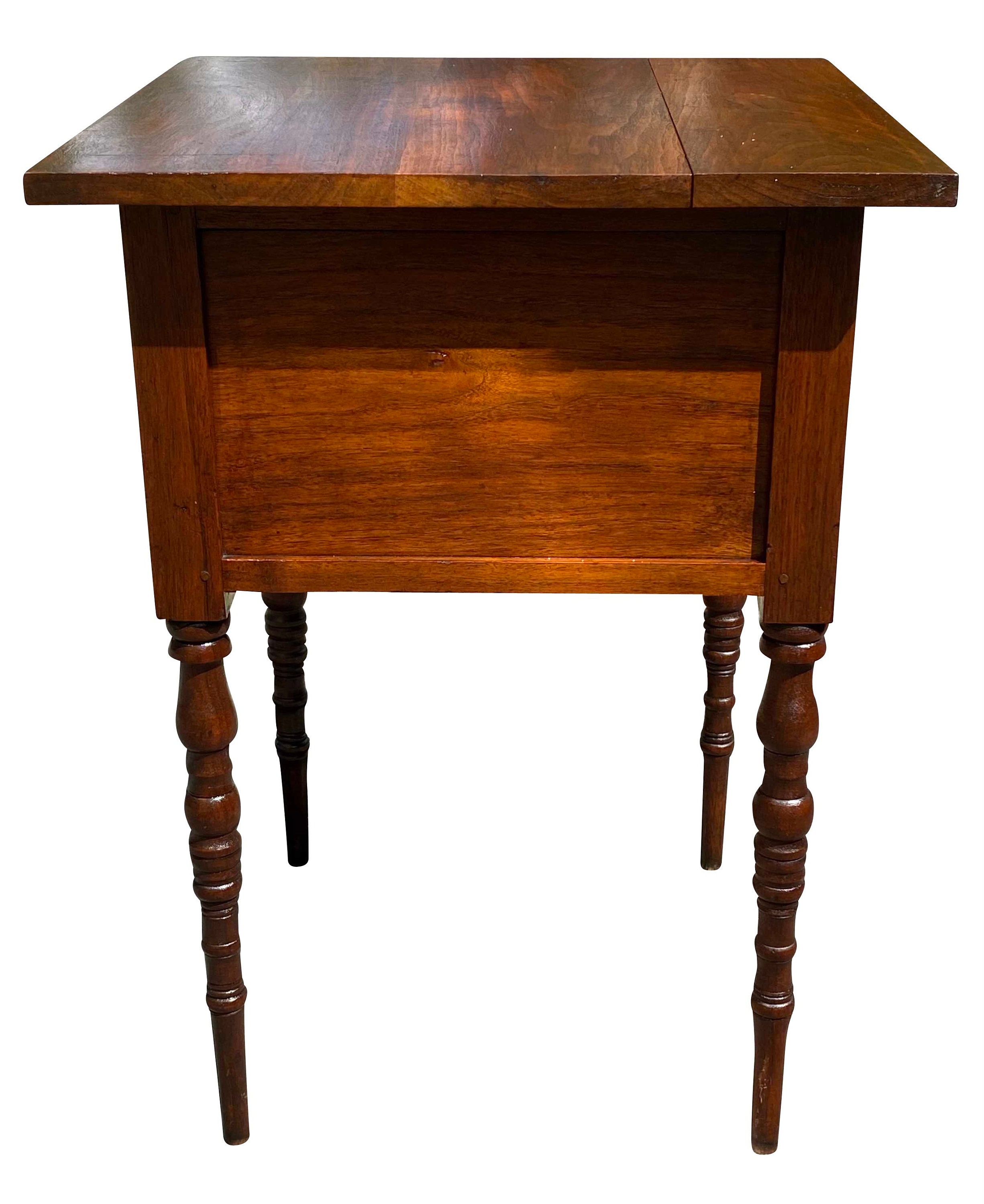 19th Century Antique Federal Period Virginia Walnut 2 Drawer - Etsy