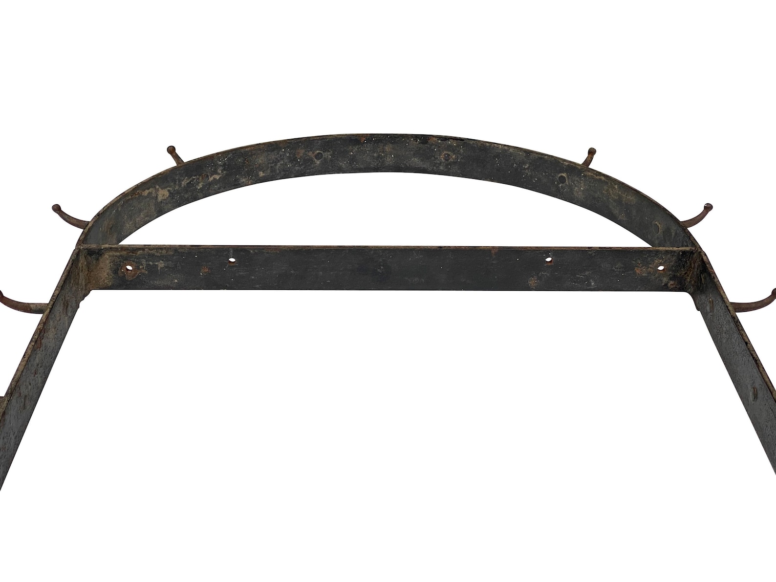 19th Century Antique Cast Iron Hanging Kitchen Pot / Pan Rack - Etsy