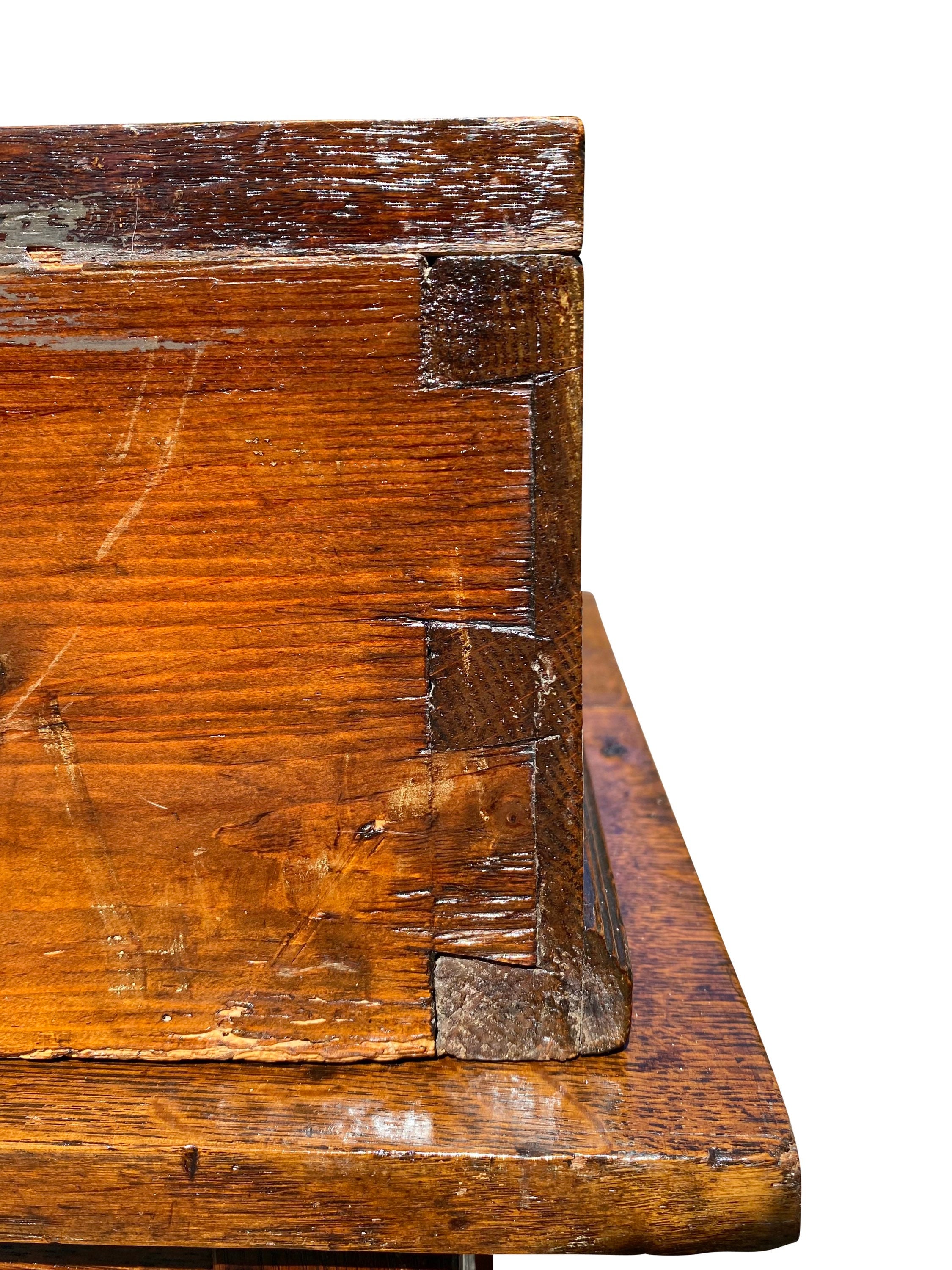 18th C Antique English Tiger Oak Book Press on Stand With 2 - Etsy