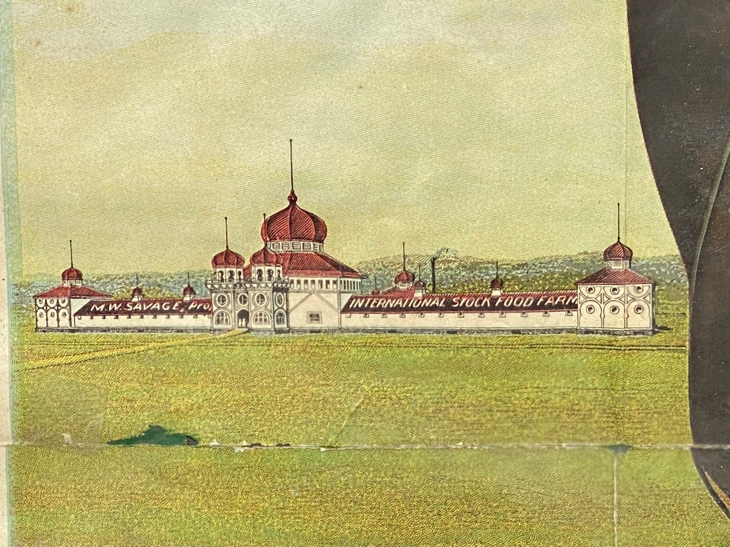 Antique Dan Patch International Stock Food Company Framed Advertisement ...