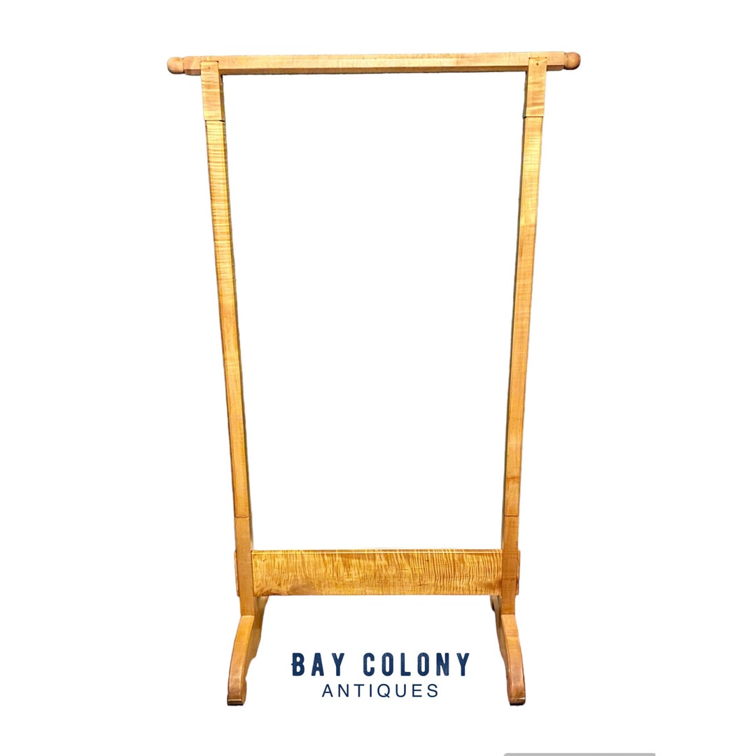 Vintage Tiger Maple Clothes Rack / Garment Rack - Etsy