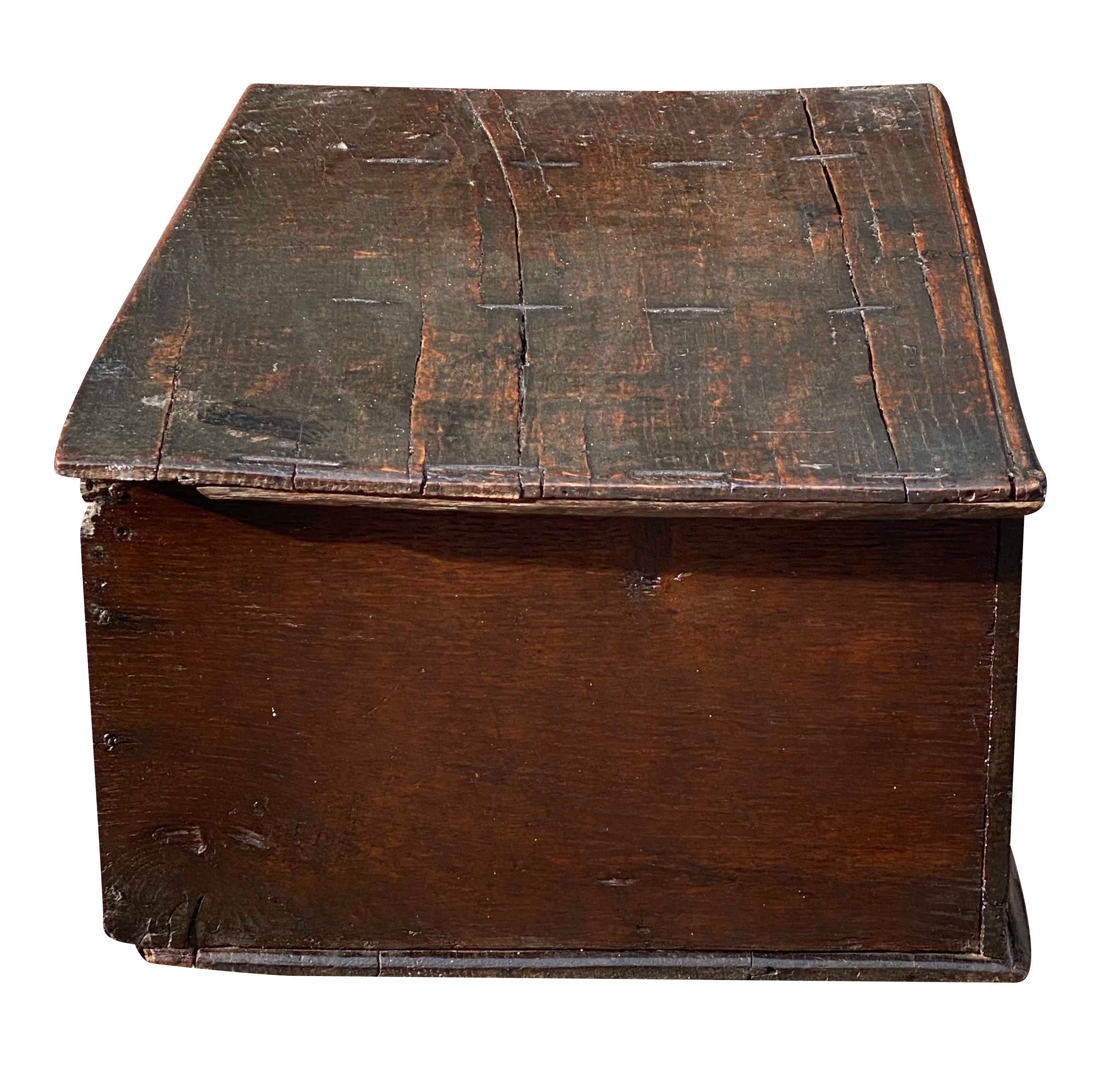 18th Century Antique William & Mary Carved Oak Bible Box - Etsy