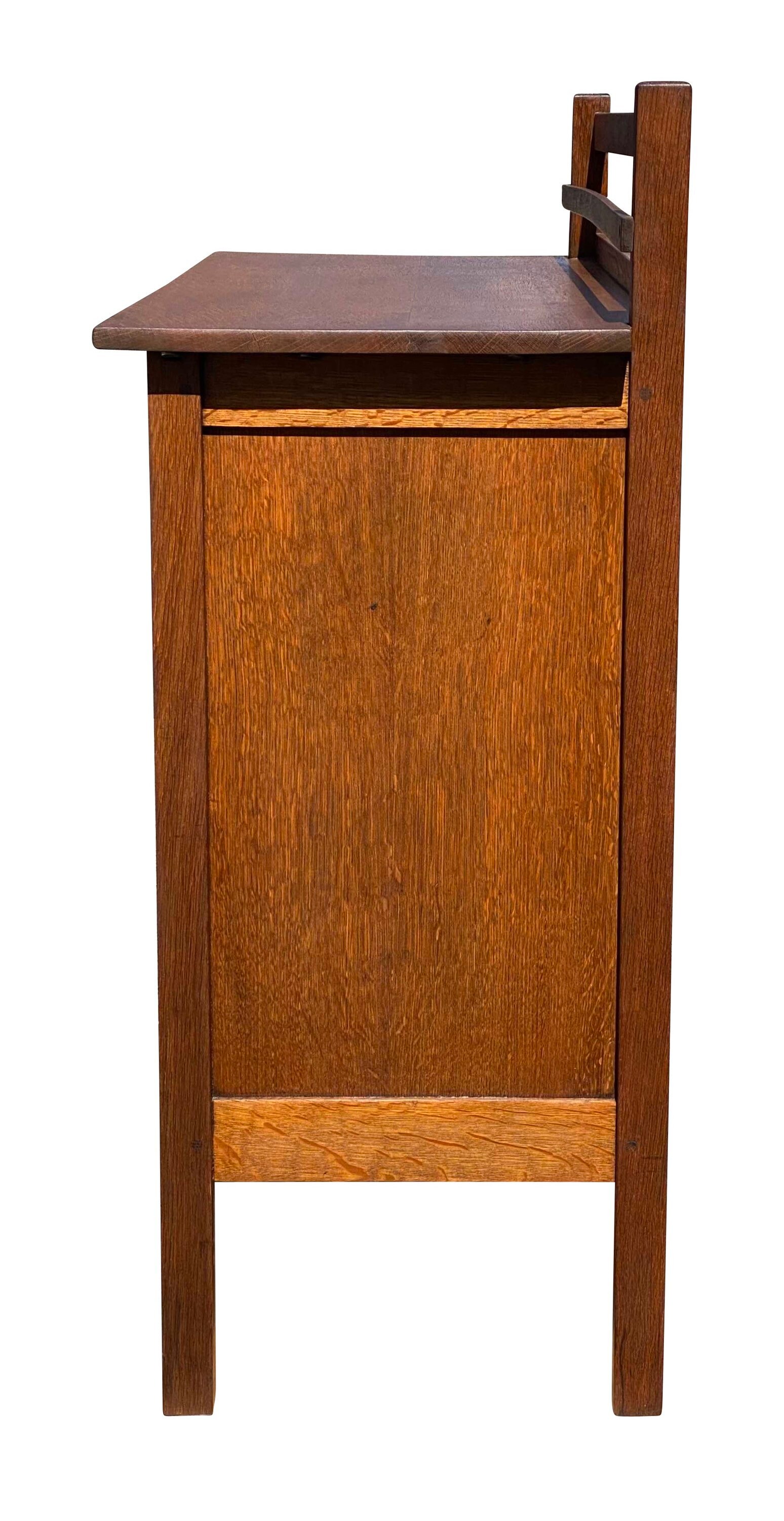 Antique Gustav Stickley Sideboard / Server Signed With Paper Label - Etsy