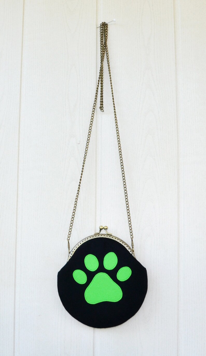 Cat Noir Purse Cosplay Handbag Black Cat Paws Crossbody Bag - Etsy