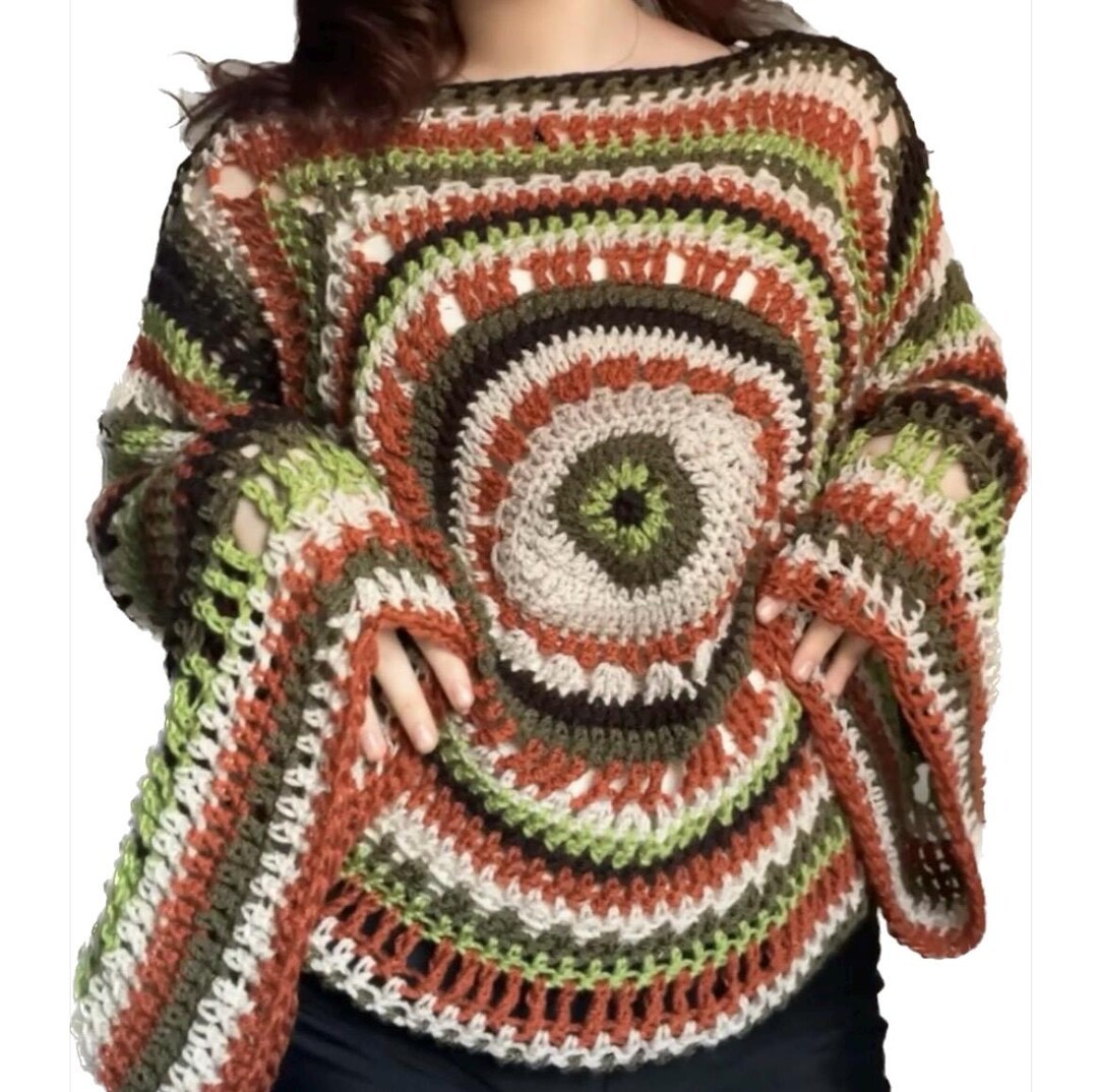 Handmade Crochet Eye Sweater - Etsy