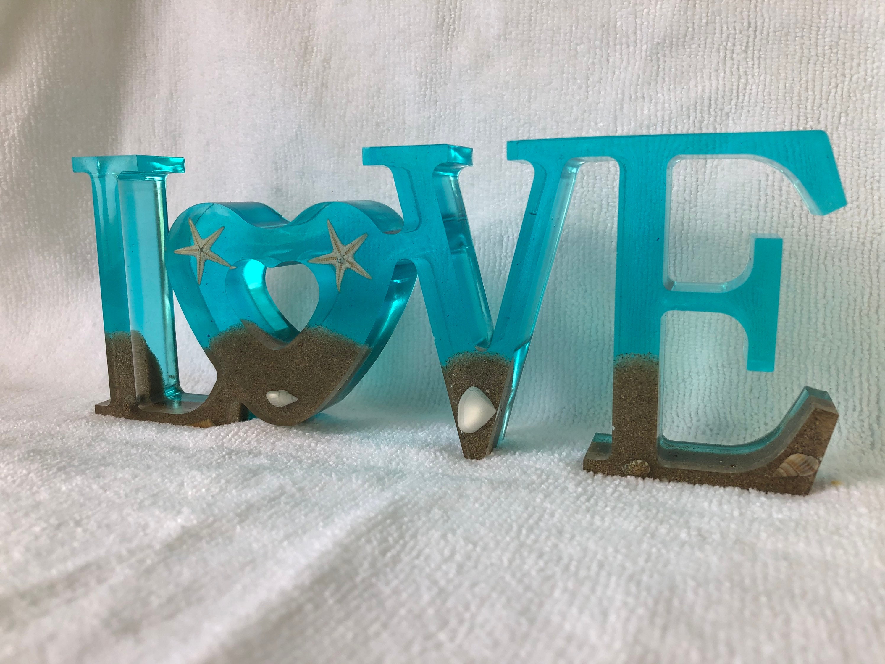 Love Resin Home Decoration Epoxy Resin Original Gifts Art With Resin ...