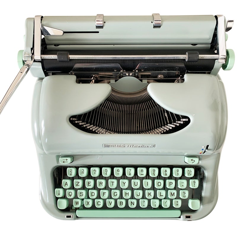 Green Typewriter - Etsy