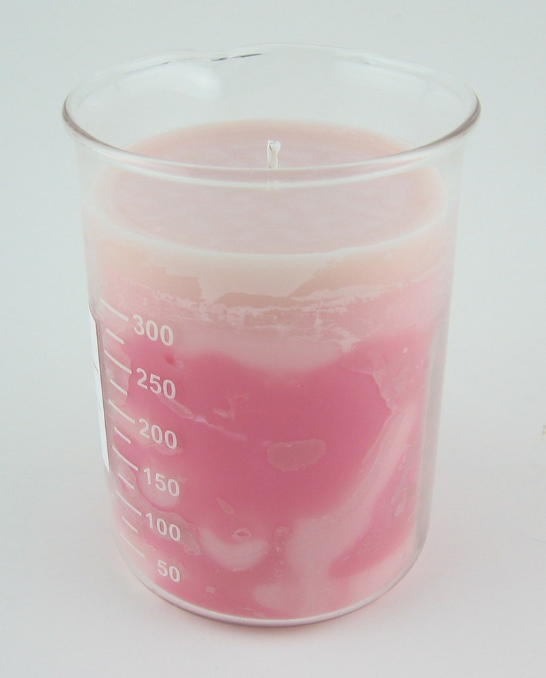 Romantic Beaker Candle for Valentine's Day 400 Ml Volume - Etsy
