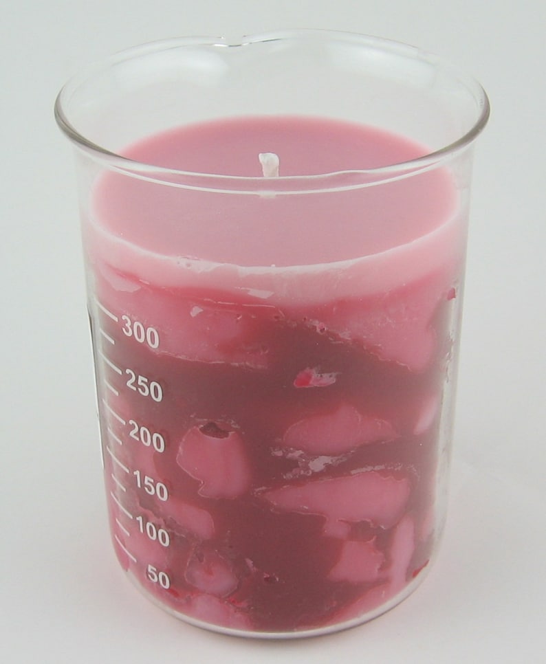 Romantic Beaker Candle for Valentine's Day 400 Ml Volume - Etsy