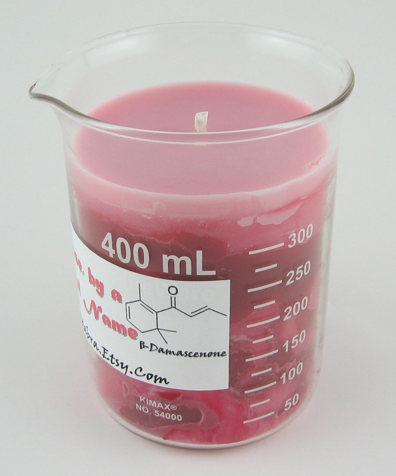 Romantic Beaker Candle for Valentine's Day 400 Ml Volume - Etsy