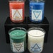 Classical Elements Beaker Candles - Fire, Water, Earth, and Air - Etsy