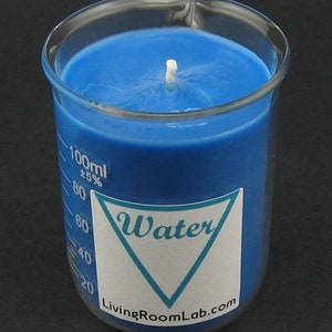 Classical Elements Beaker Candles - Fire, Water, Earth, and Air - Etsy