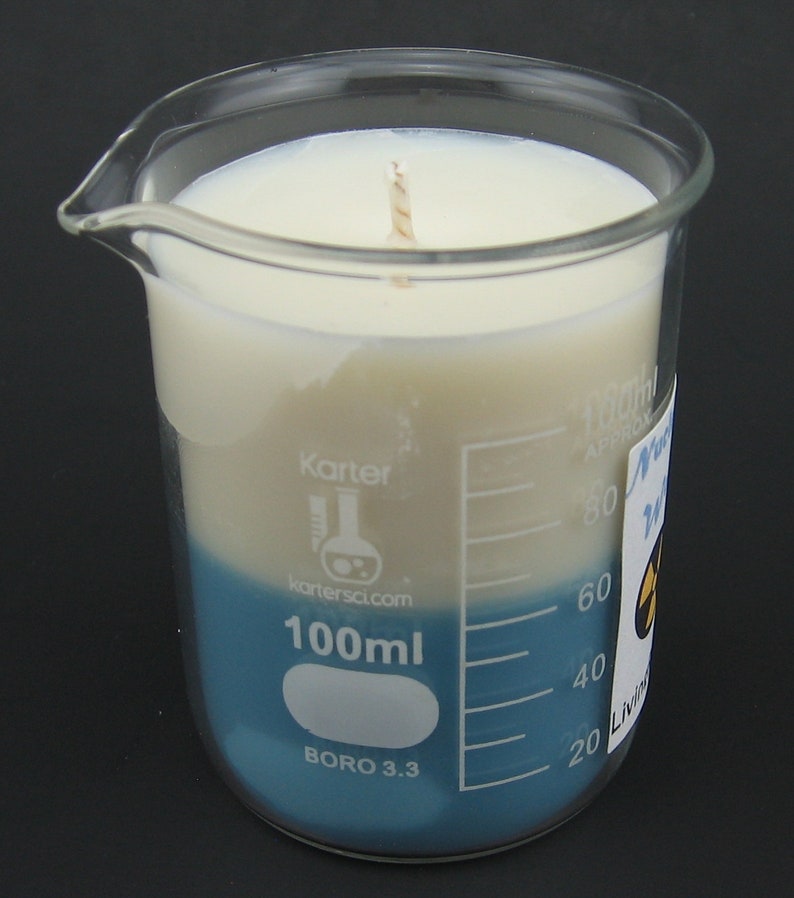 Santa's Laboratory Christmas Holiday Beaker Candle Set of - Etsy