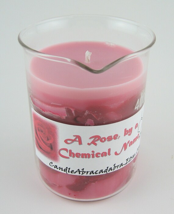 Romantic Beaker Candle for Valentine's Day 400 mL Volume | Etsy