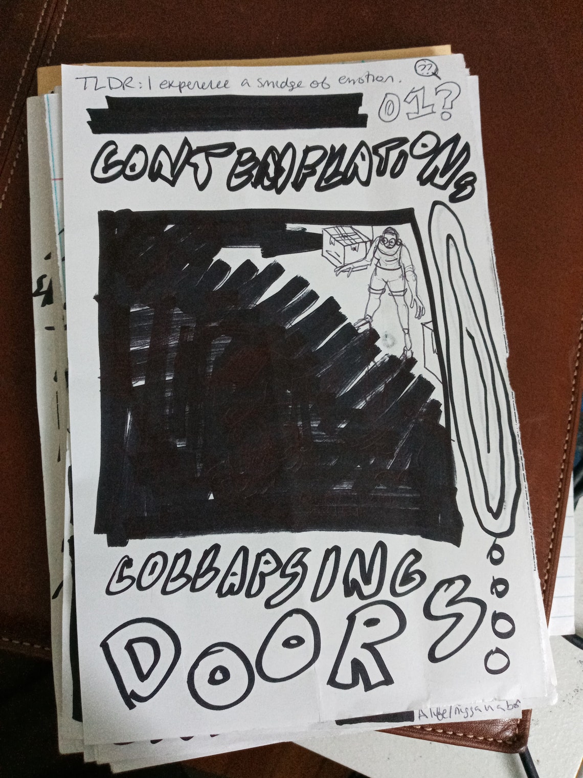 Collapsing Doors, a Digital Zine PDF VERSION - Etsy