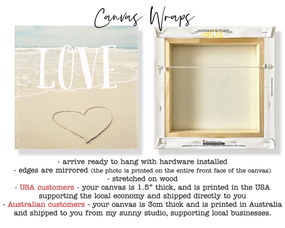 Photography Color Art & Collectibles Beach wall art photo typography ...