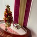 1:12 Scale Christmas Tree Gold Balls Fir Tree Roses Miniatures - Etsy