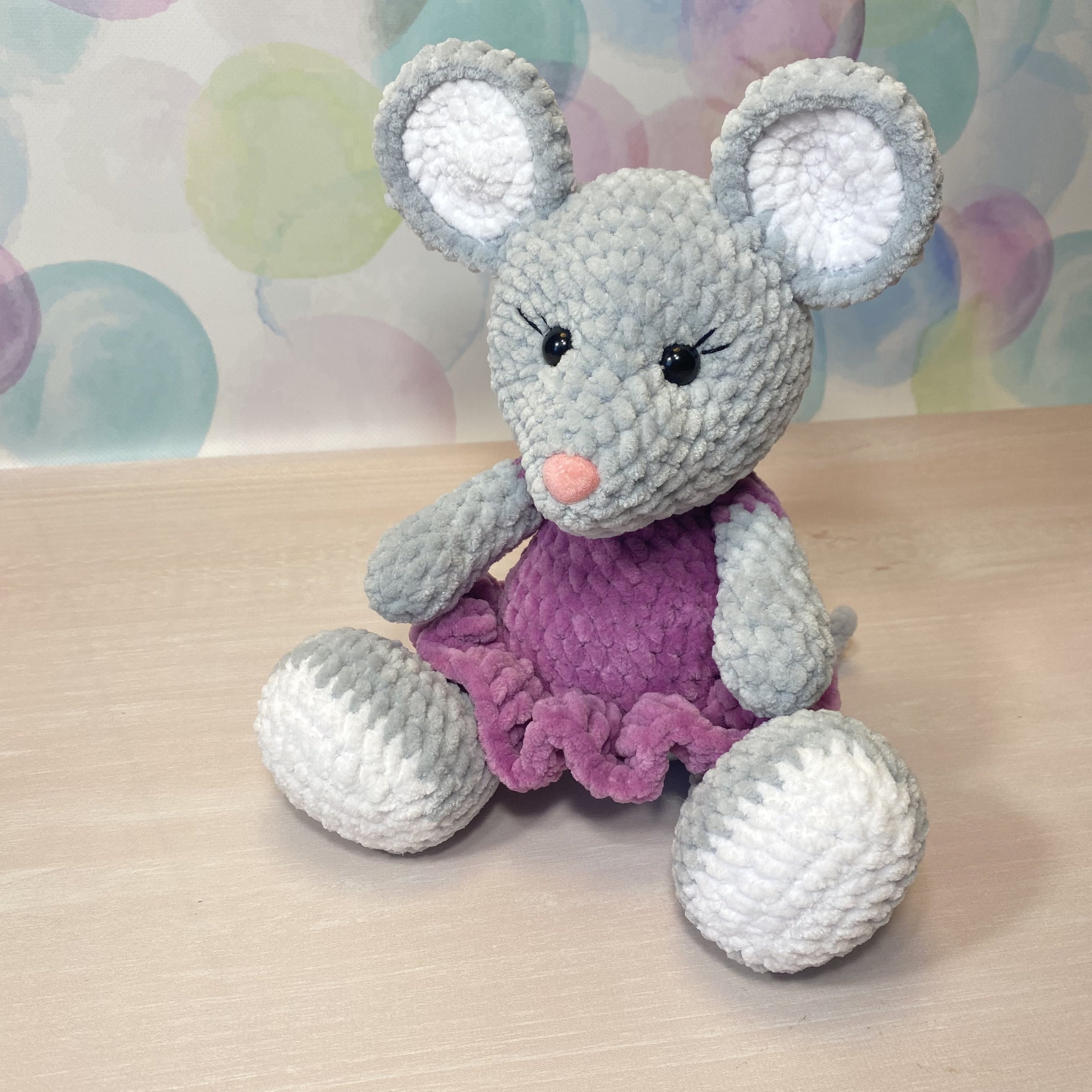 Handmade Crochet Plushies , Fidget Mouse Toy , Stuffed Animal ...