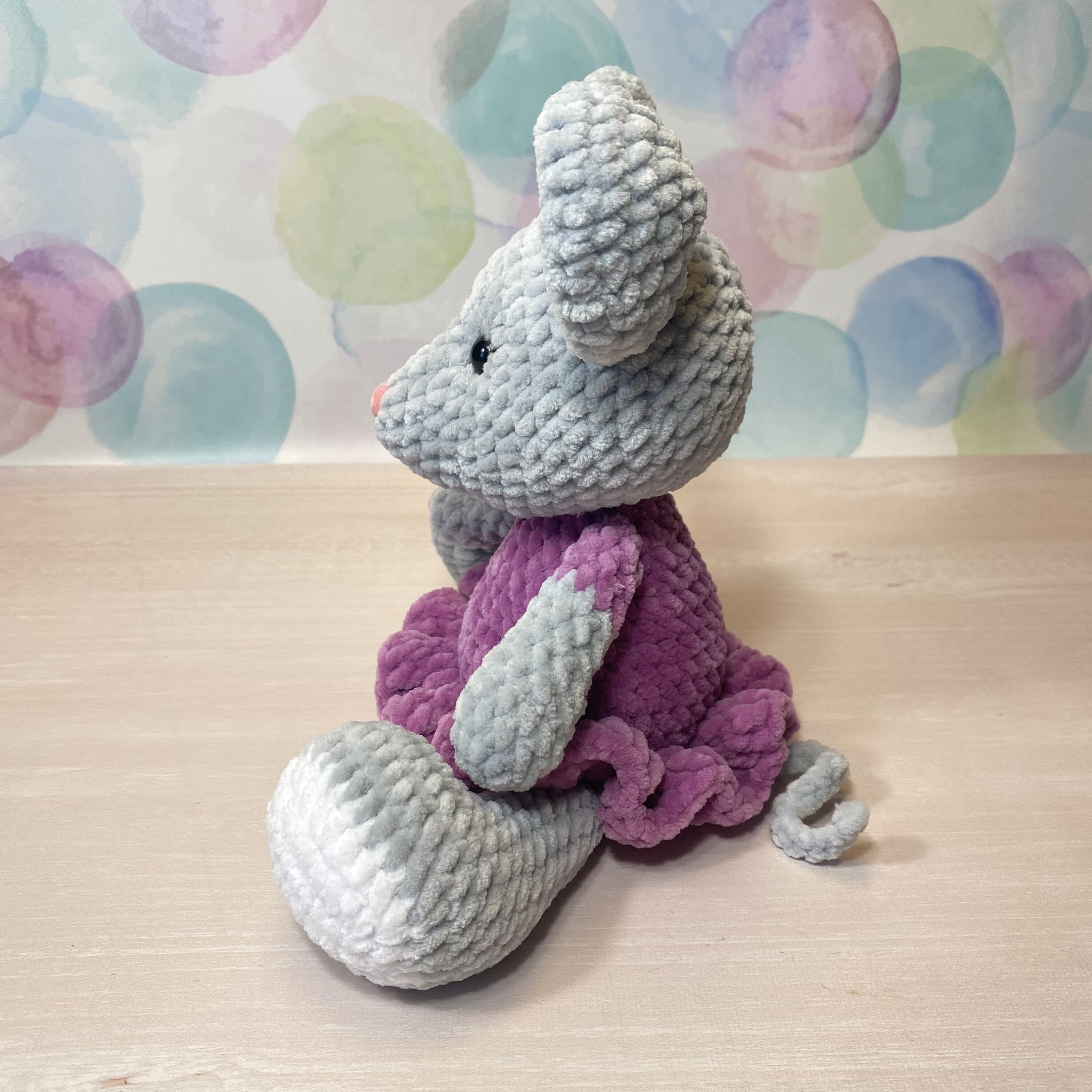 Handmade Crochet Plushies , Fidget Mouse Toy , Stuffed Animal ...