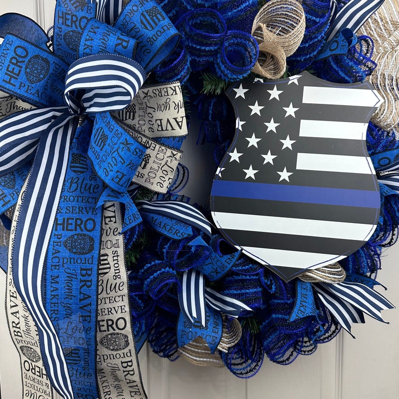 Police Wreath - Etsy