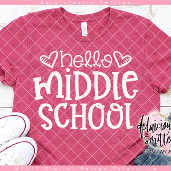 Middle School Svg - Etsy