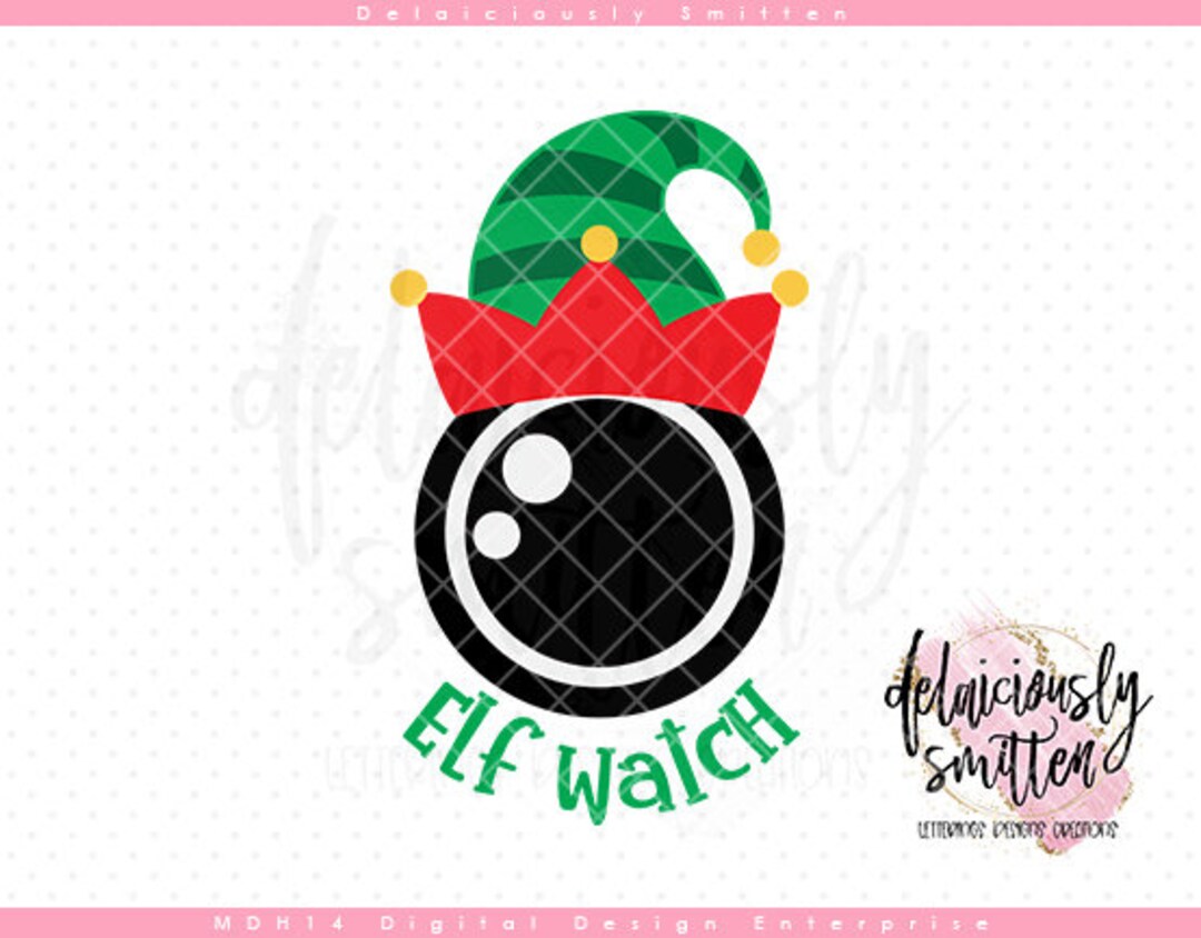 Elf Watch SVG, Elf Cam Svg, Elf Svg, Elf Hat Svg, Elf Shoes Svg ...