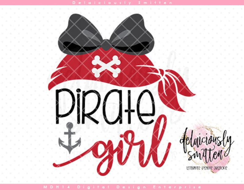 Pirate Girl SVG, Pirate Bow Svg, Pirate Anchor Svg, Halloween SVG ...