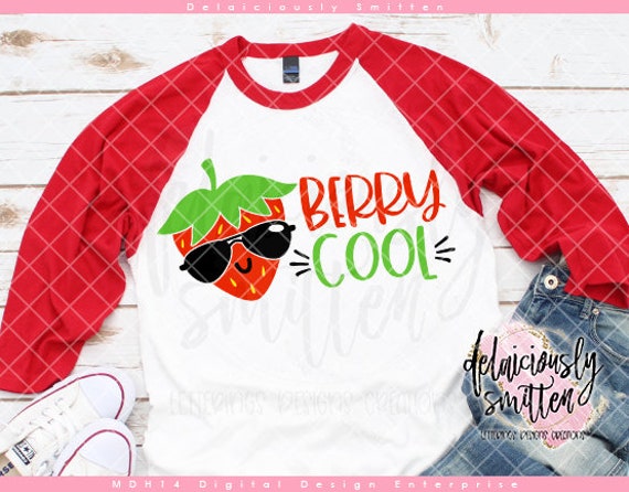 Berry Cool SVG Strawberry Svg Strawberries Svg Berries Svg - Etsy