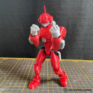 3D Printed crimson Cyclone Action Figure Fully - Etsy
