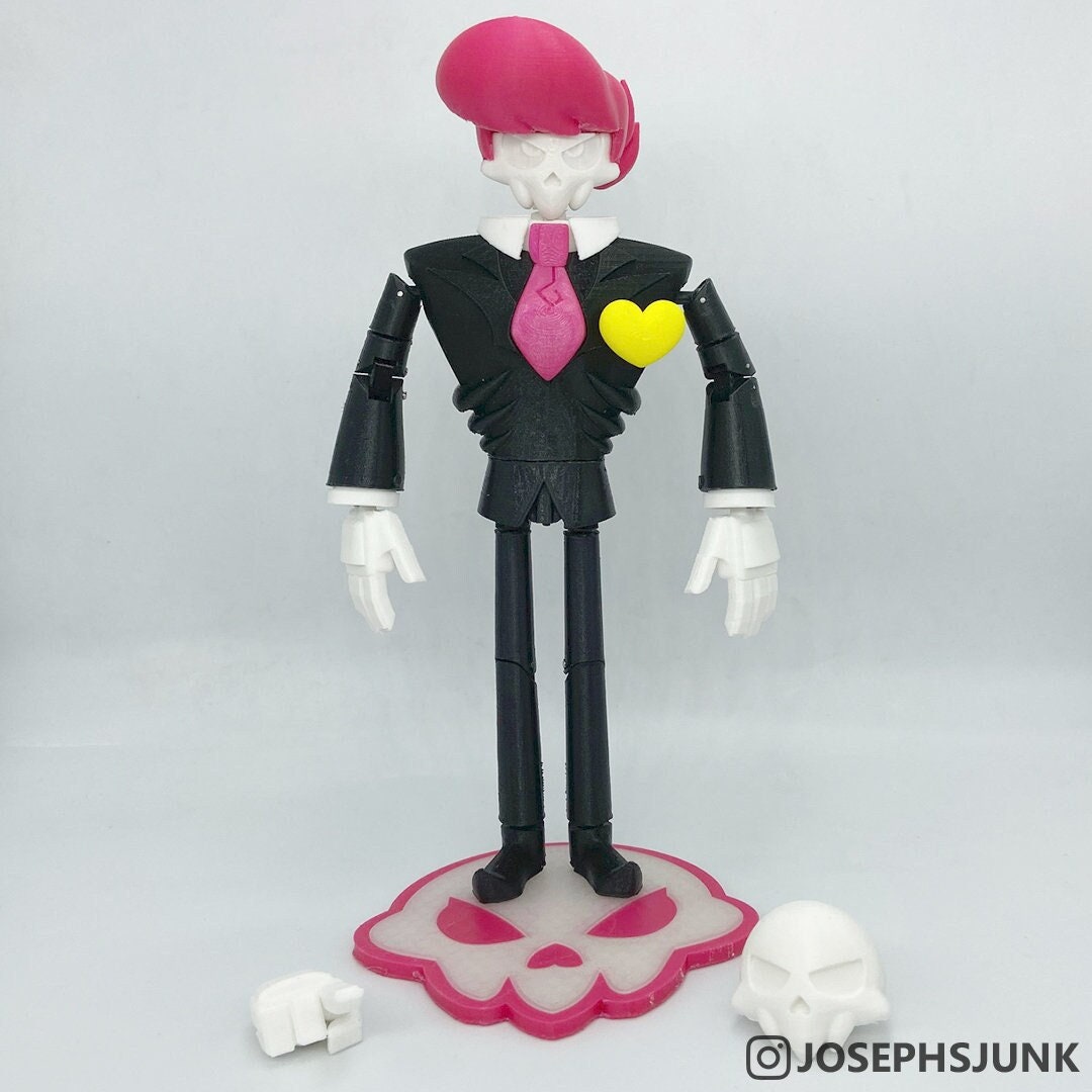 Assembled 3D Printed Lewis Mystery Skulls Animated Action Figure - Etsy