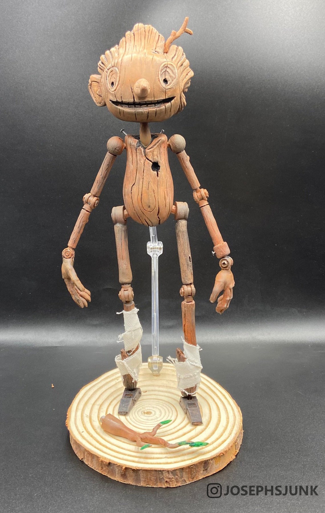 Pinocchio Guillermo Del Toro Replica Posable Figure With - Etsy